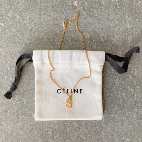 Celine | Jewelry | Celine Alphabet Pendant Mini Bamboo S | Poshmark